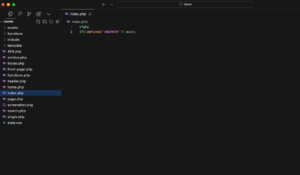 index.phpの作り方 - WordPressテーマ「DAWNY」